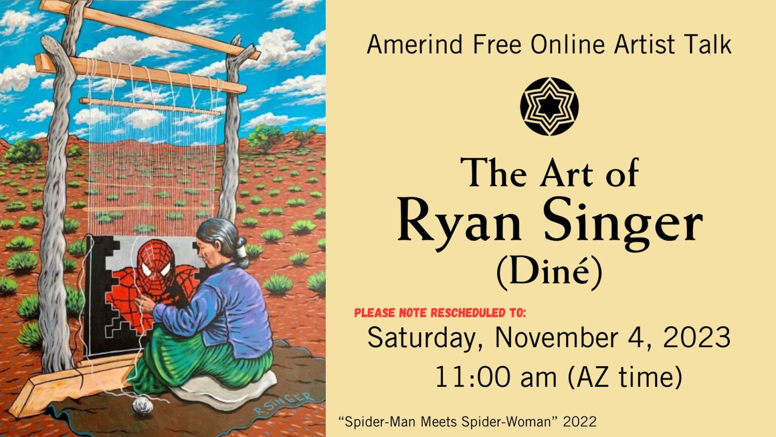Amerind Free Online Artist Talk: The Art of Ryan Singer - Amerind Museum - Research Center ...