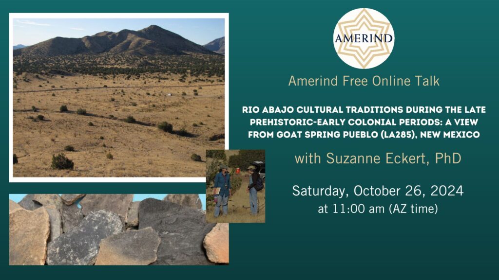 Amerind Free Online Talk: "Rio Abajo Cultural Traditions during the ...